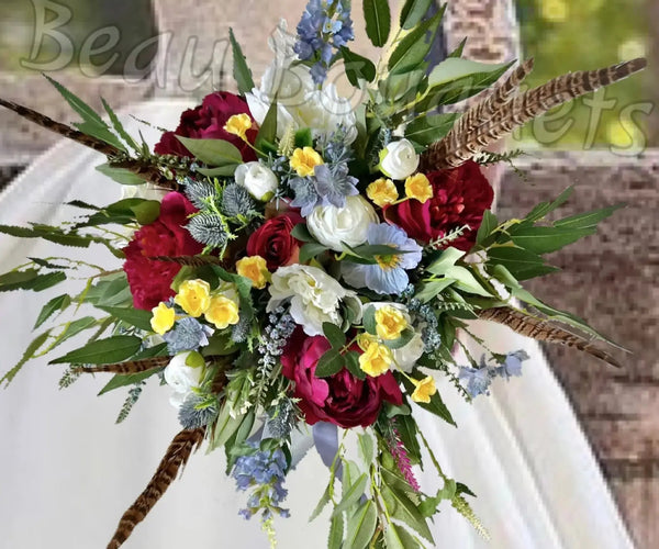 LOOSE SPRAY BRIDAL BOUQUETS - Beaux Faux Flowers Shop